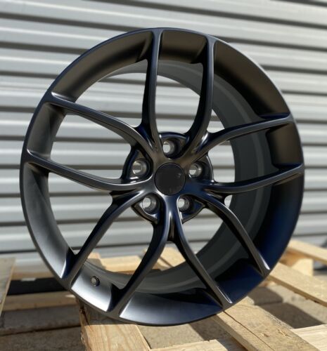 19" Matte Black Wheels Fits Tesla Model 3 AWD RWD Long Range Performan ...