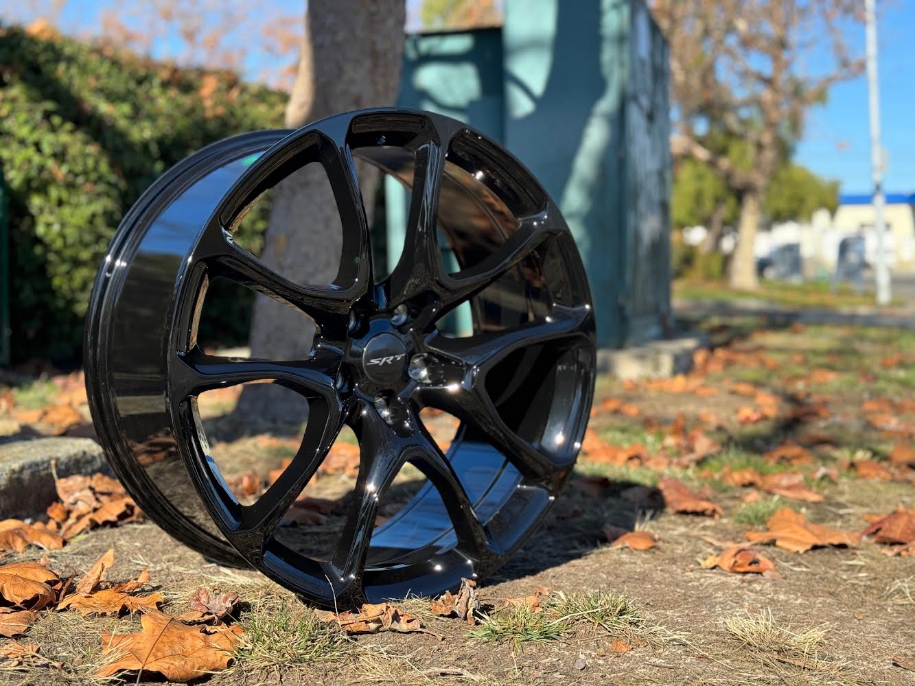 20" SRT Trackhawk Gloss Black Wheels Fits Dodge Durango RT GT SRT Hell ...