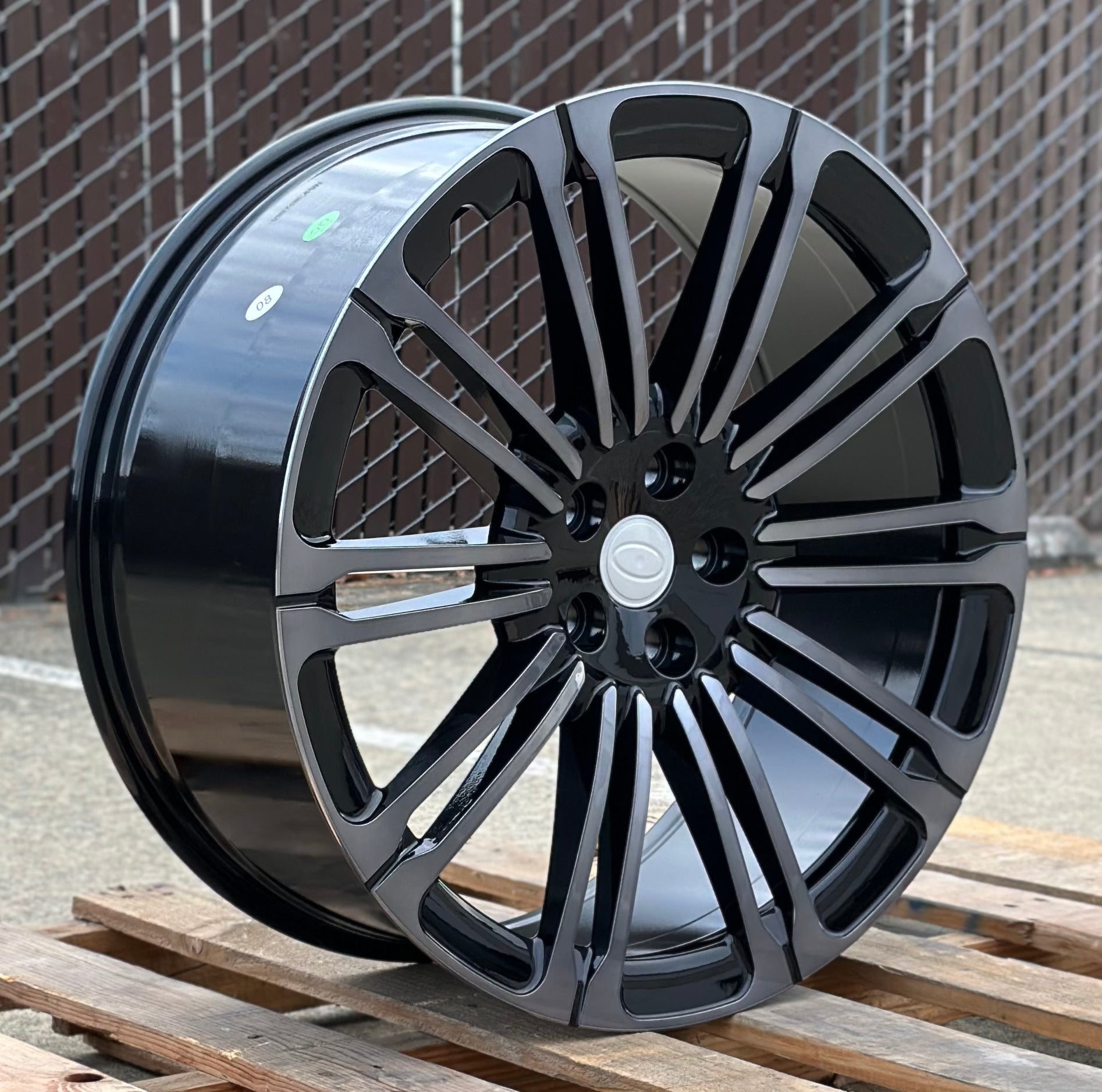 22" Black Clear Wheels Fits Range Rover Defender Discovery LR3 LR4 HSE ...