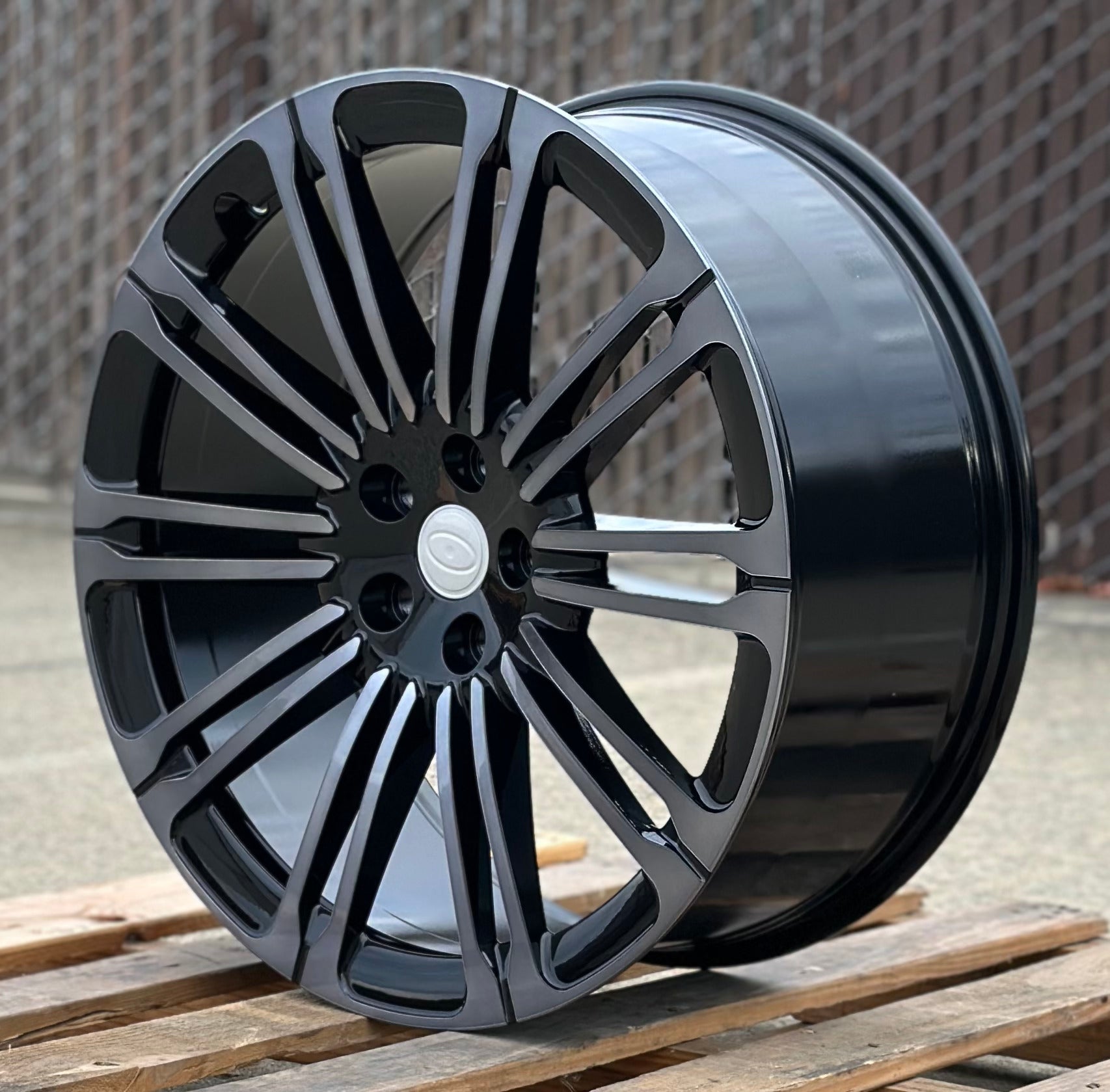 22" Black Clear Wheels Fits Range Rover Defender Discovery LR3 LR4 HSE ...