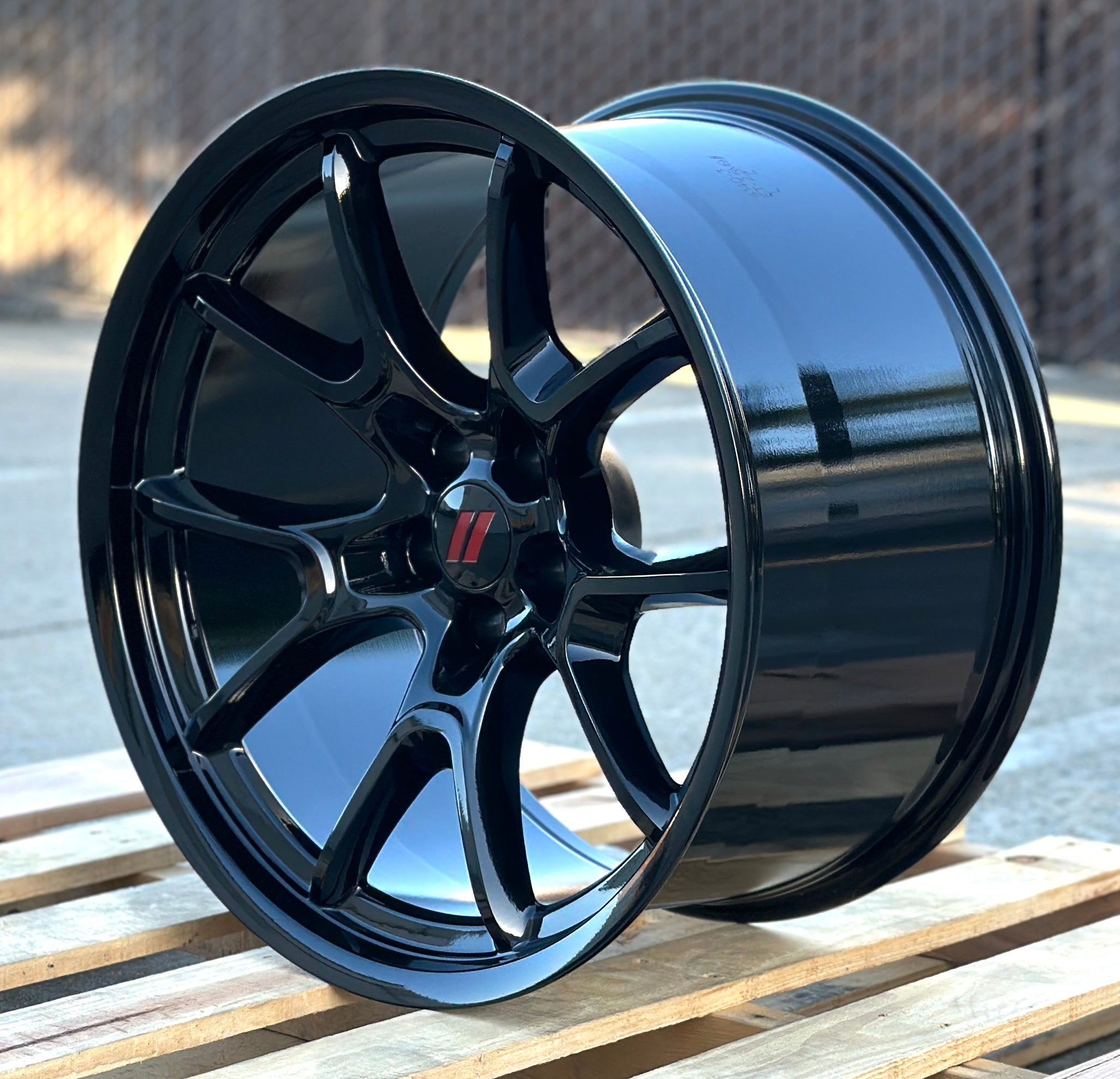 20" 20x11 Anniversary SRT Style Gloss Black Flow Forged Wheels Fits Do ...