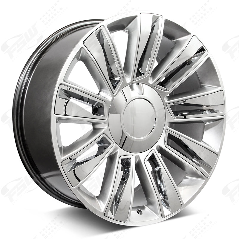 24" Diamond Style Wheels Fits Cadillac Escalade Luxury Premium Sport ...