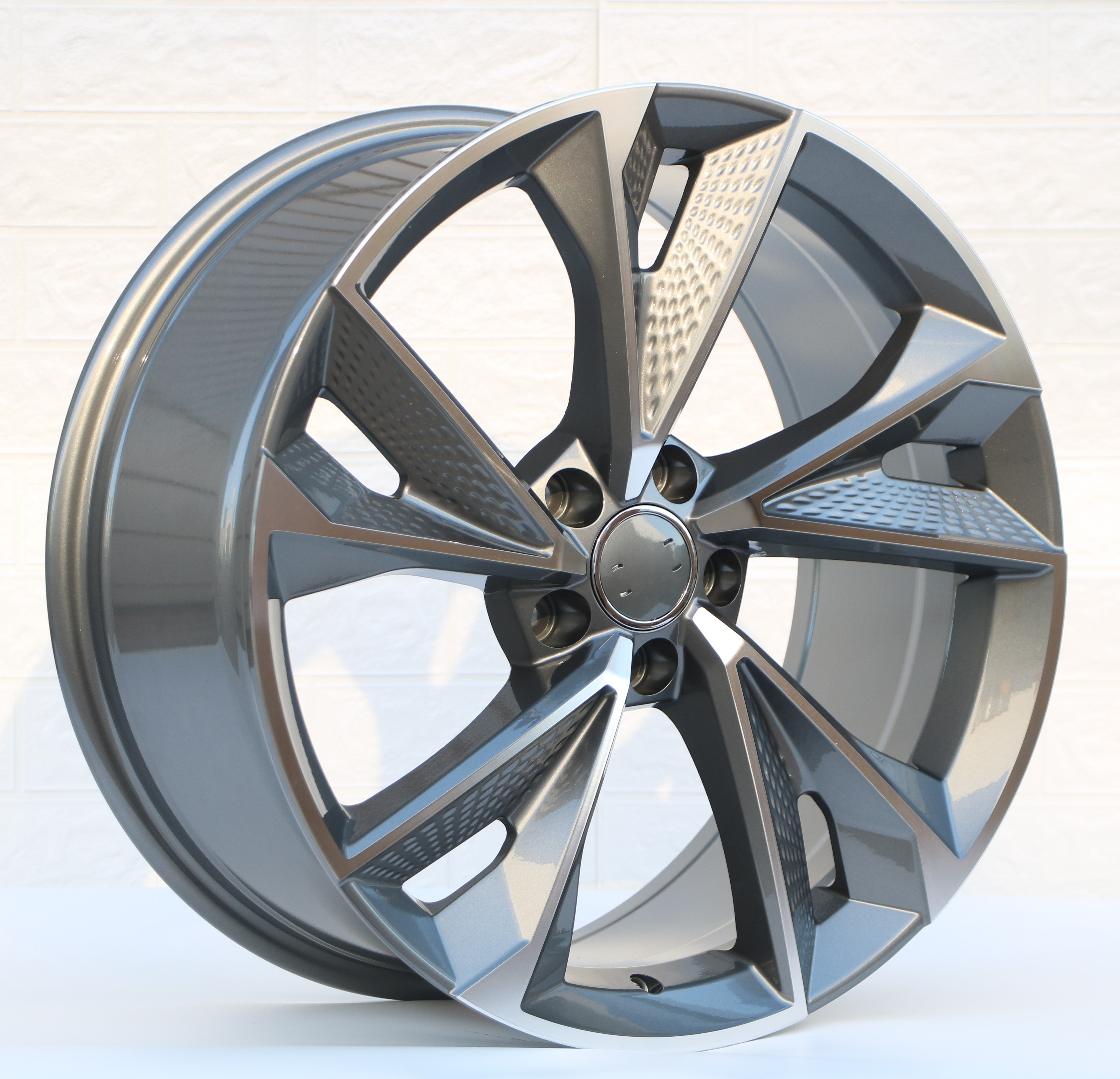 19" RS7 Style Gunmetal Wheels Fits Audi A3 S3 A43 S4 A5 S5 A6 S6 A7 S7 ...