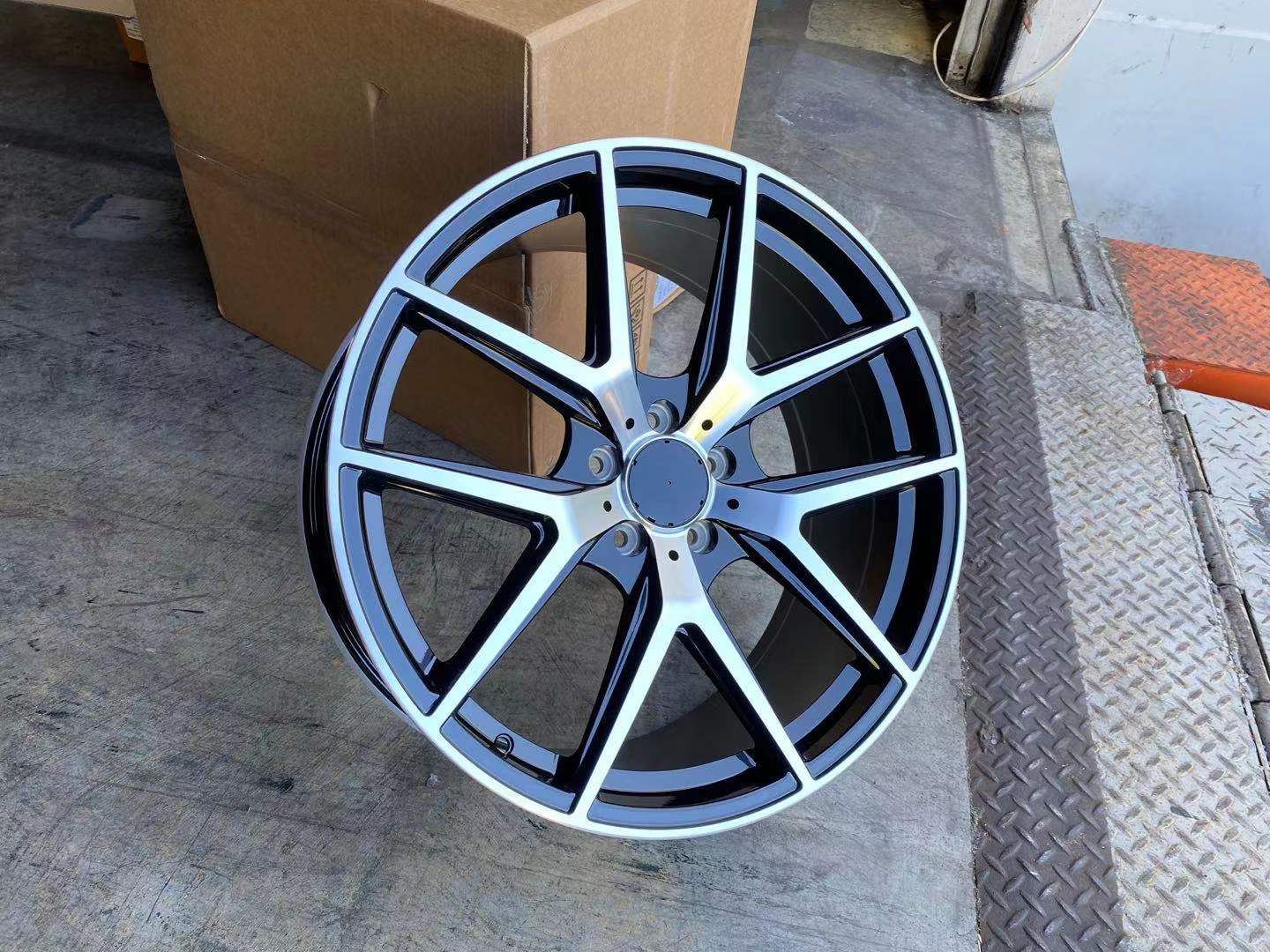 20" Black Machined Face Wheels Fits Mercedes ML350 ML500 GLE350 GLE450 ...