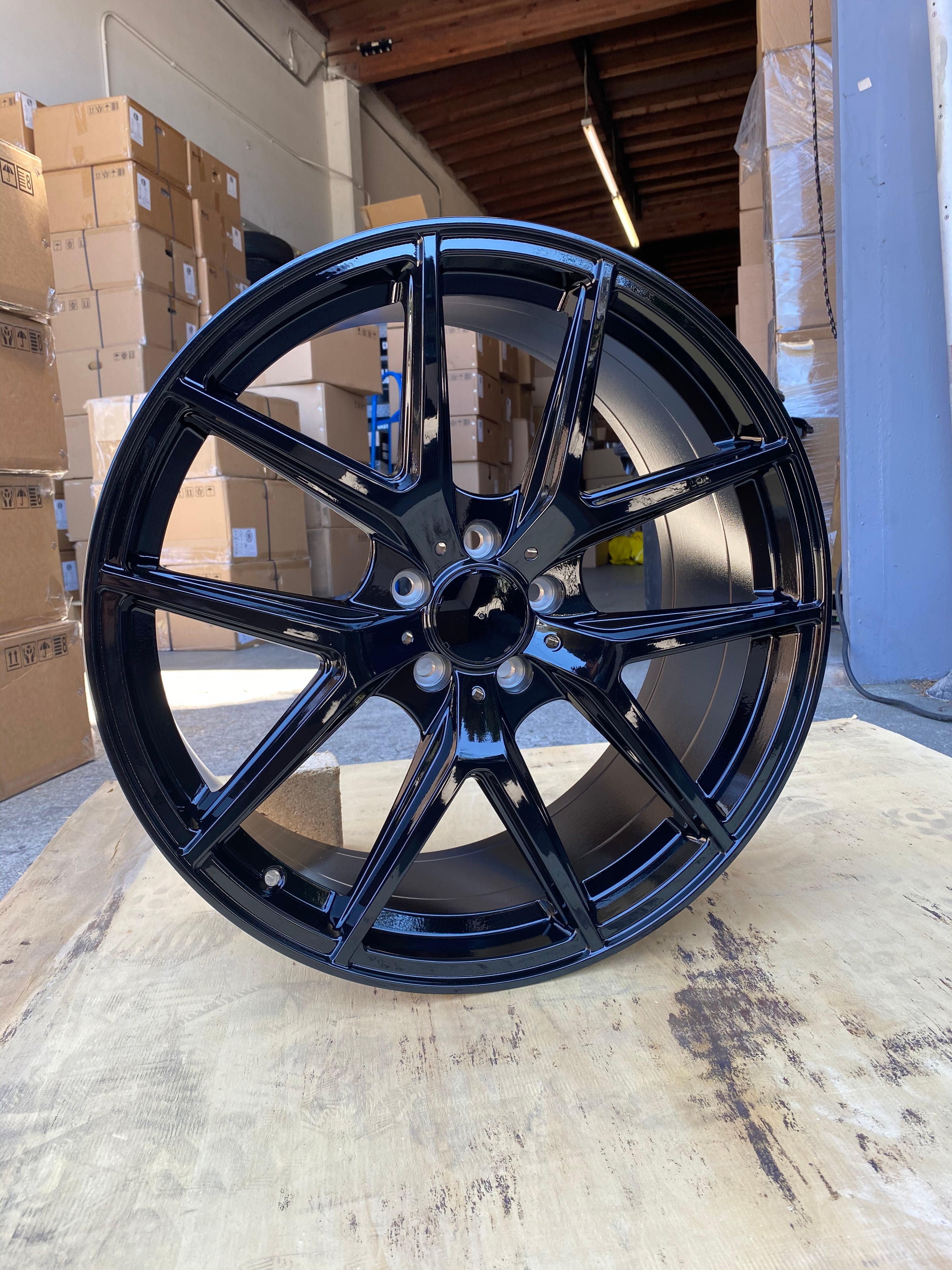 20" Gloss Black Wheels Fits Mercedes ML350 ML500 GLE350 GLE450 GLE53 G ...