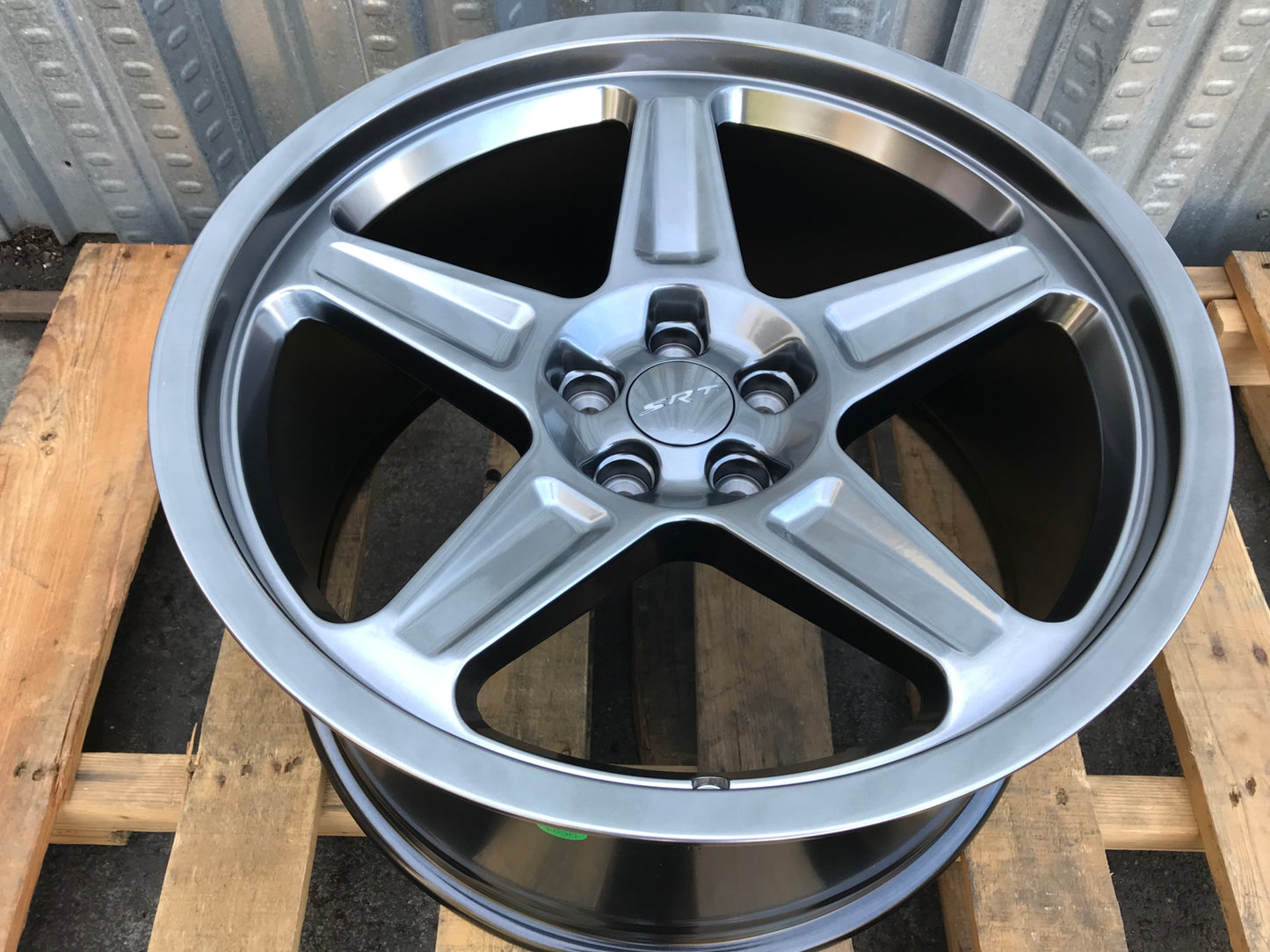 20" Demon Style Hyper Black Wheels Fits Dodge Challenger Charger Demon ...