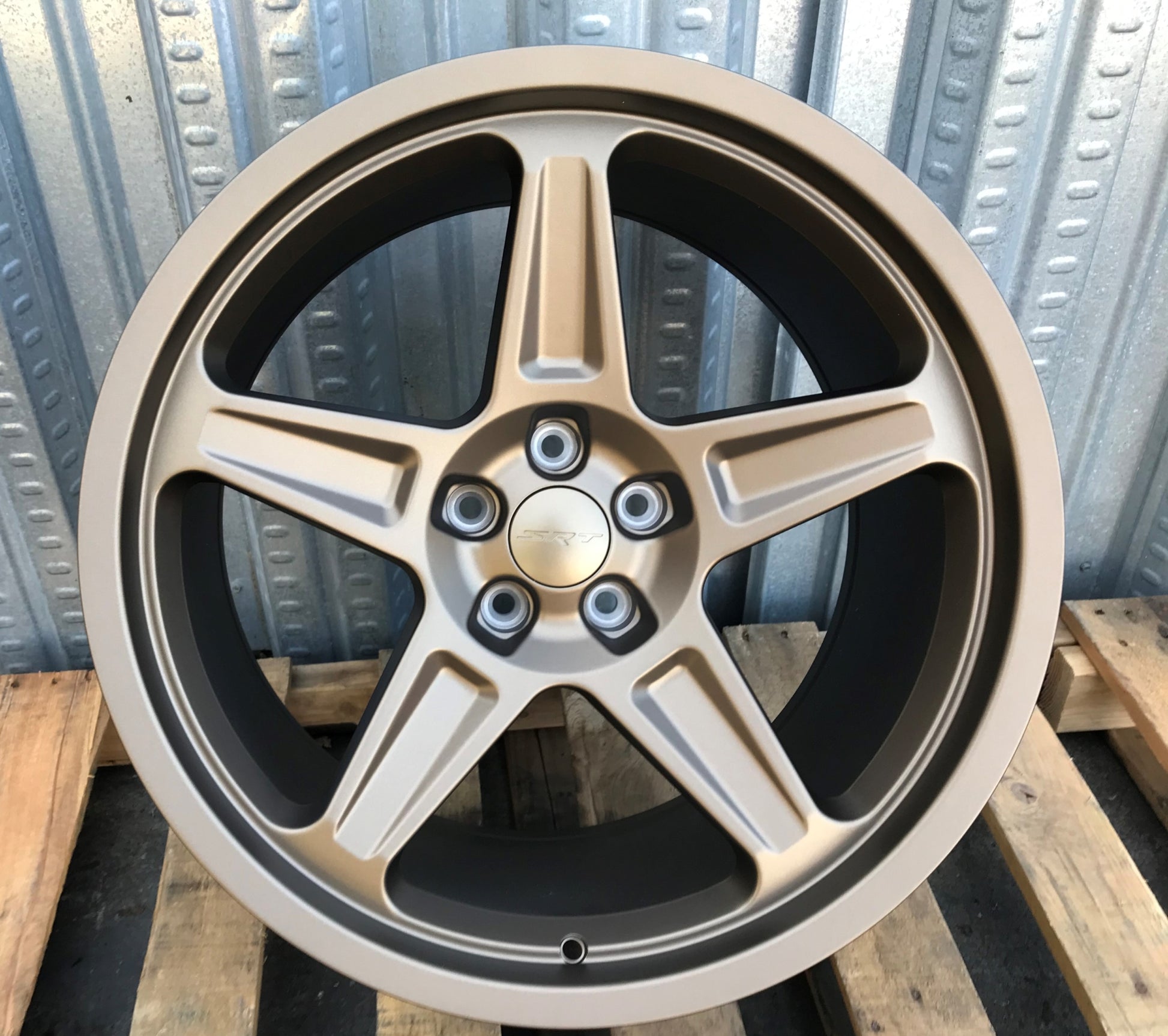 20" Demon Style Matte Bronze Wheels Fits Dodge Challenger Charger Demo ...