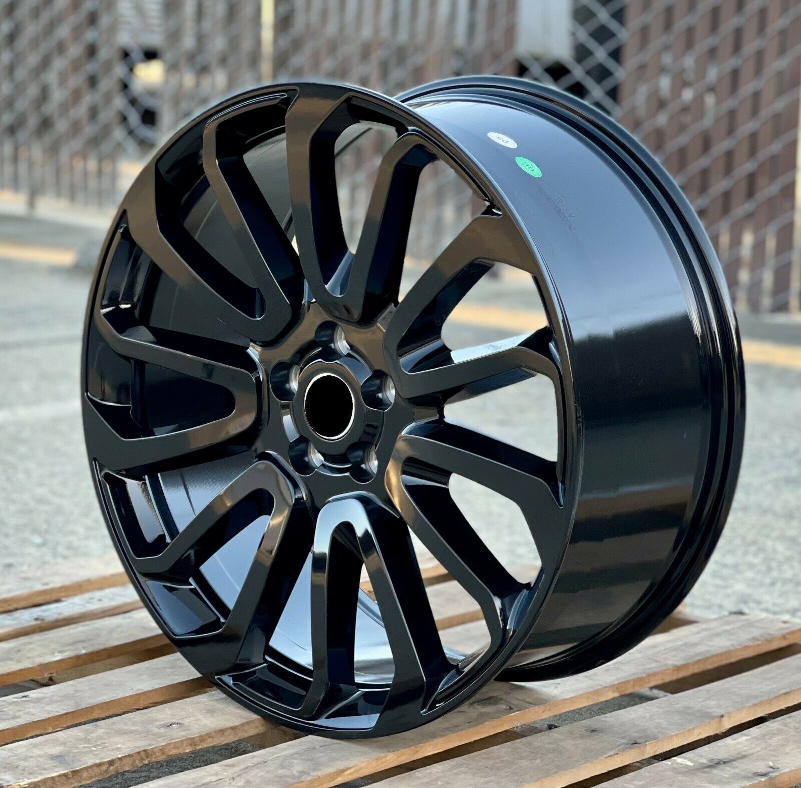 22" Autobiography Style Gloss Black Wheels Fits Range Rover Defender D ...